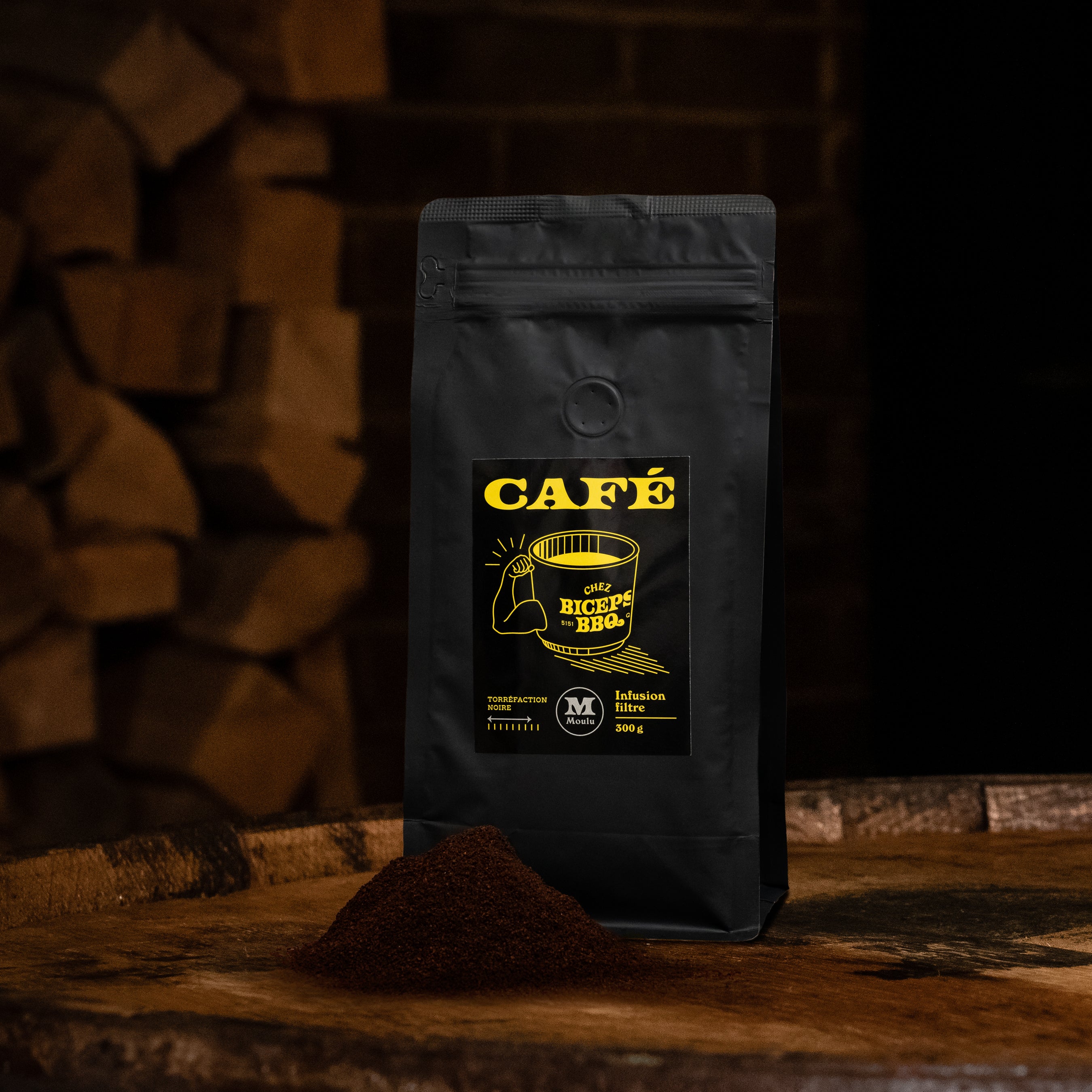 Ground coffee infusion filter 300g – Chez Biceps BBQ