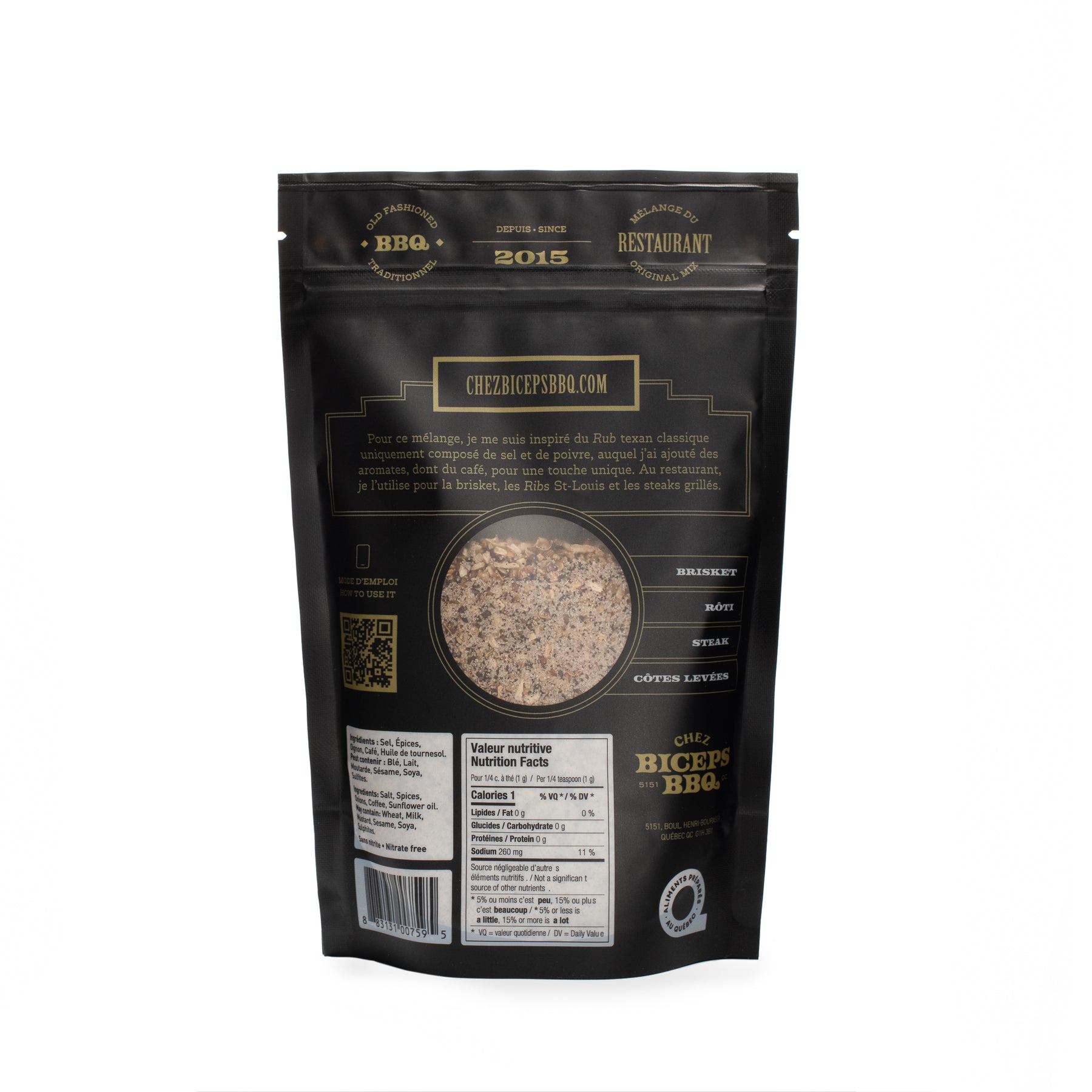 Coffee Dry Rub – Chez Biceps BBQ