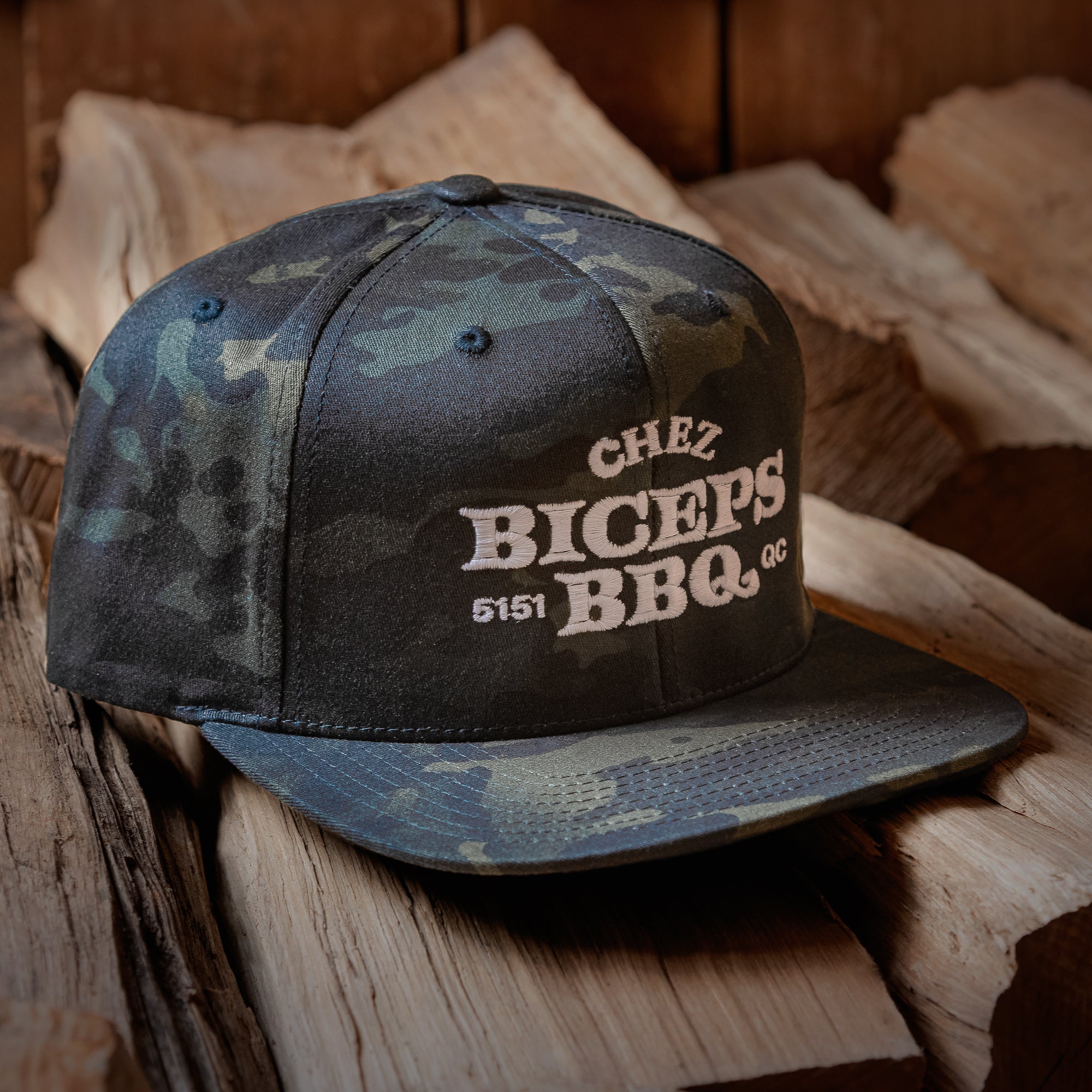 Cap Dark Multicam Chez Biceps BBQ